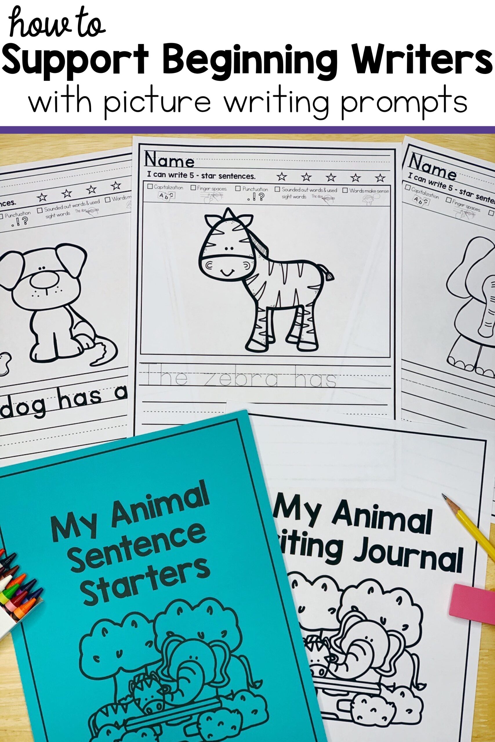 How to support Beginning Writers in Kindergarten Using Picture Writing ...