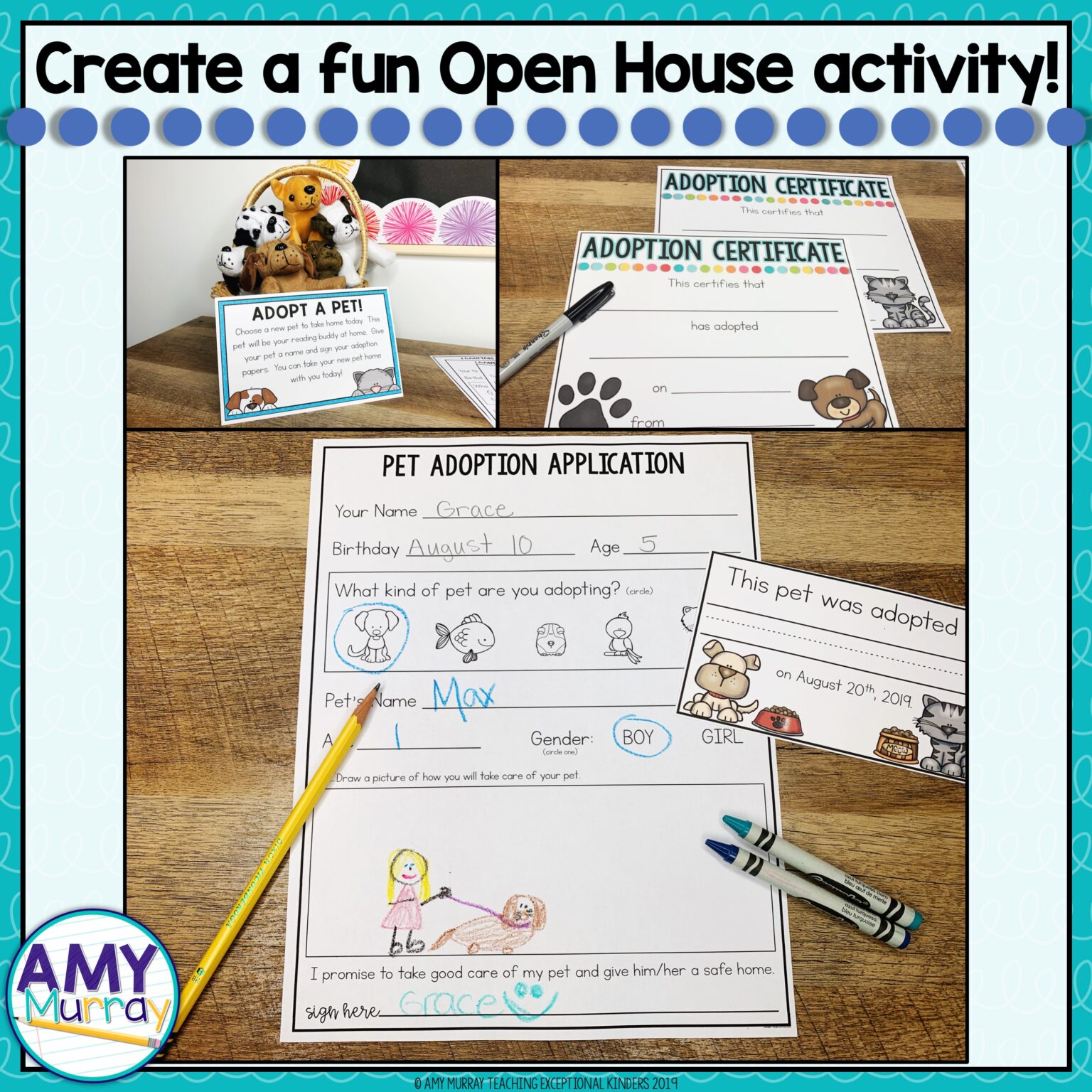 Adopt A Pet Reading Buddy | Pretend Pet Adoption Pack - Teaching ...