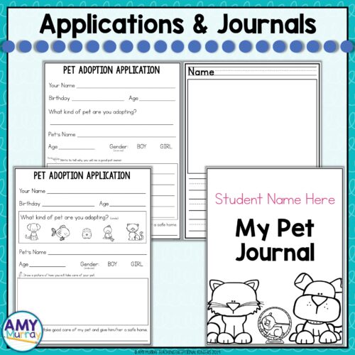 Adopt A Pet Reading Buddy | Pretend Pet Adoption Pack - Teaching ...