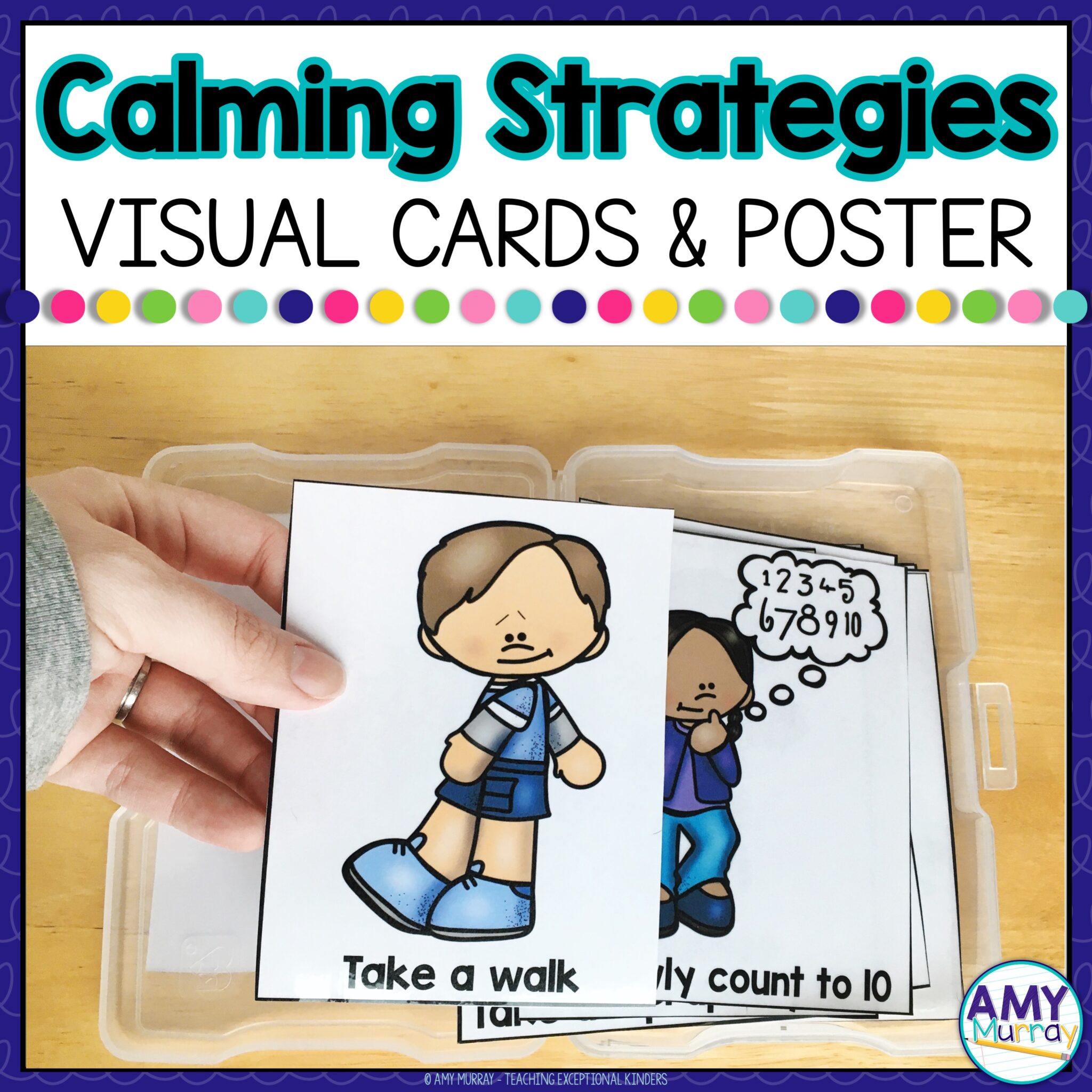 Calming Strategies Visual Cards - Teaching Exceptional Kinders