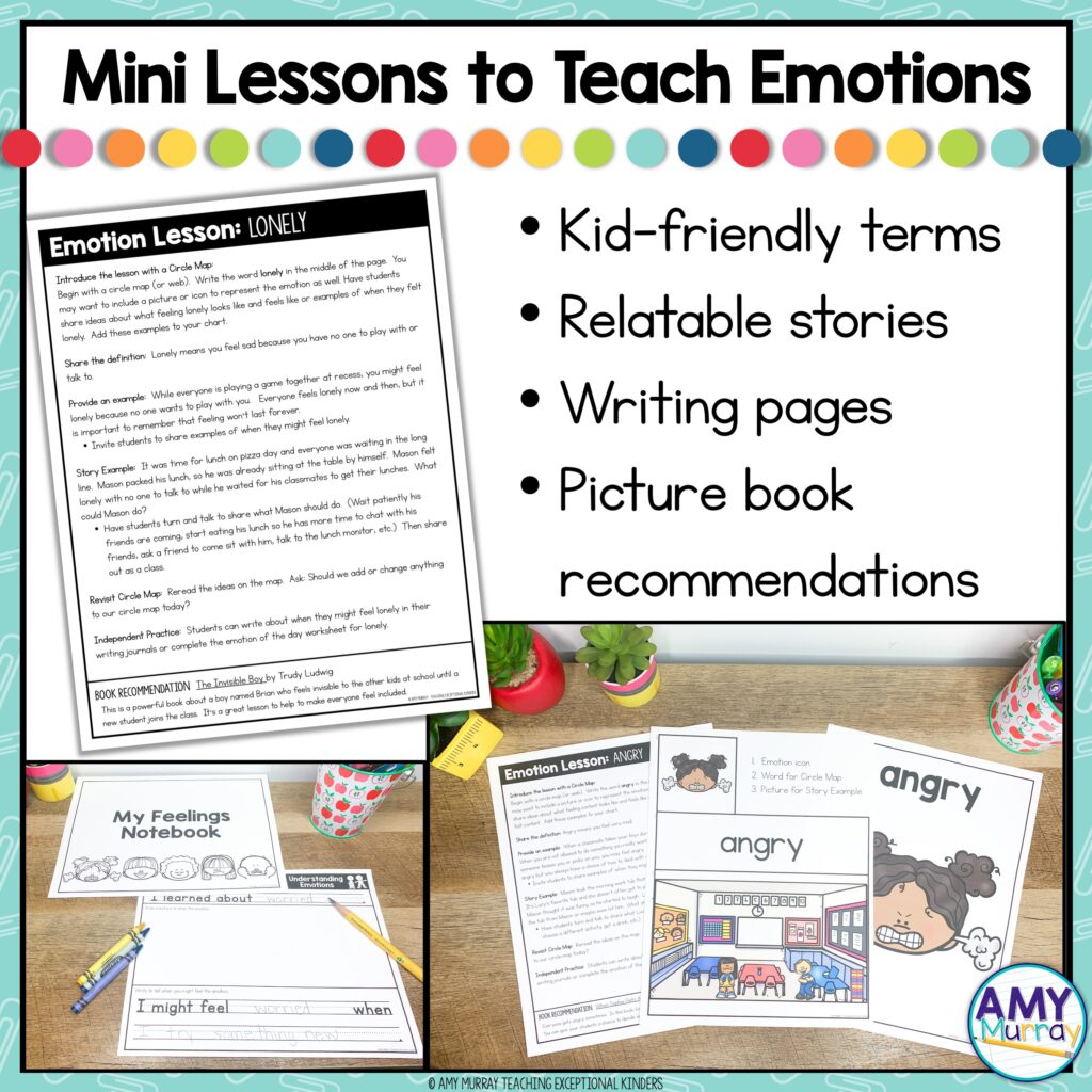 Feelings and Emotions SEL Lesson Plans - Teaching Exceptional Kinders