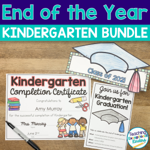 Kindergarten Graduation Bundle | End of the Year Activities - Teaching ...