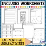 Kindergarten Homework Menu Choice Board Bundle - Teaching Exceptional ...