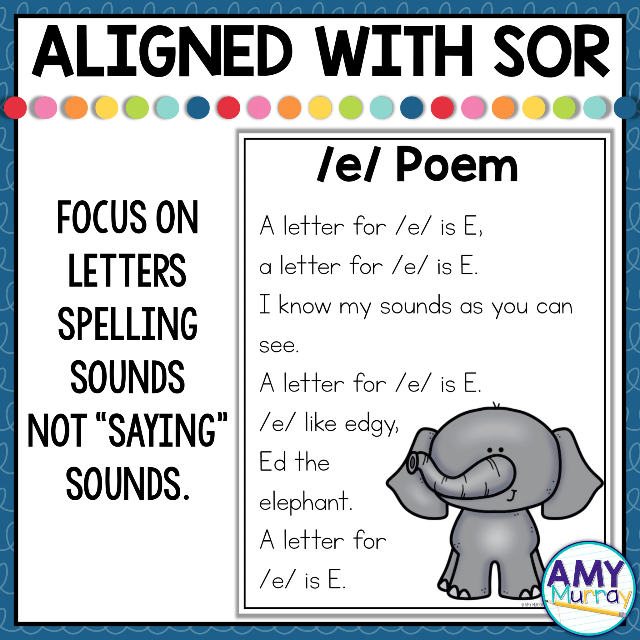 Letter Sound Poems - Teaching Exceptional Kinders