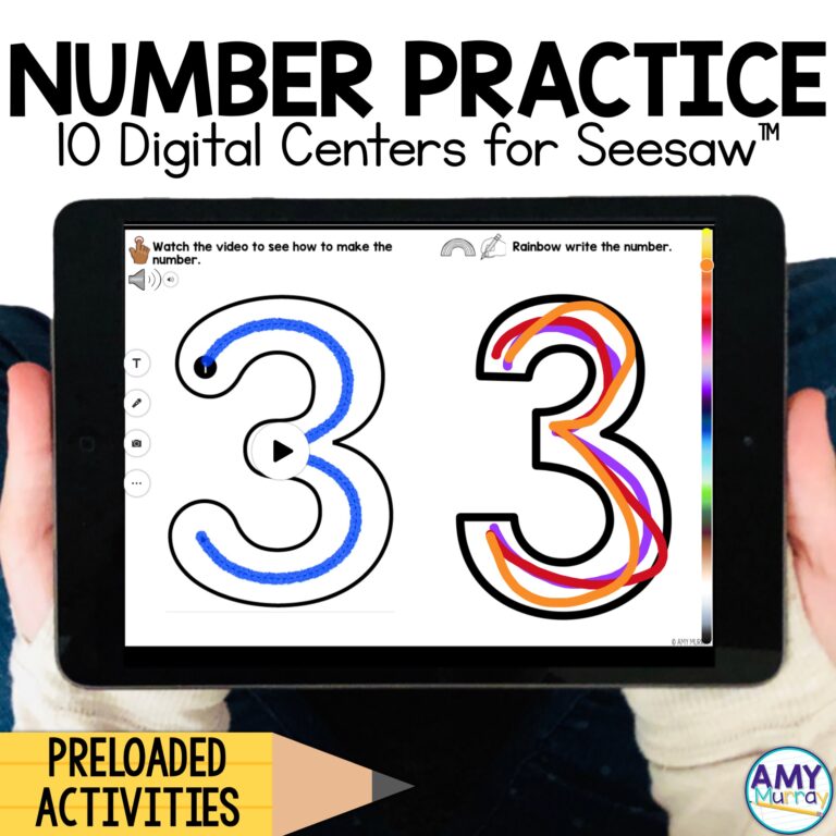 Numbers to 20 Seesaw Activity | Math Digital Center - Teaching ...