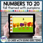 Representing Numbers to 20 with Pumpkins Boom Cards ™ - Teaching ...