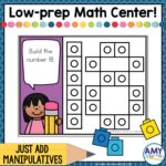 Snap Cube Number Building Mats | Fine Motor Math Center - Teaching ...