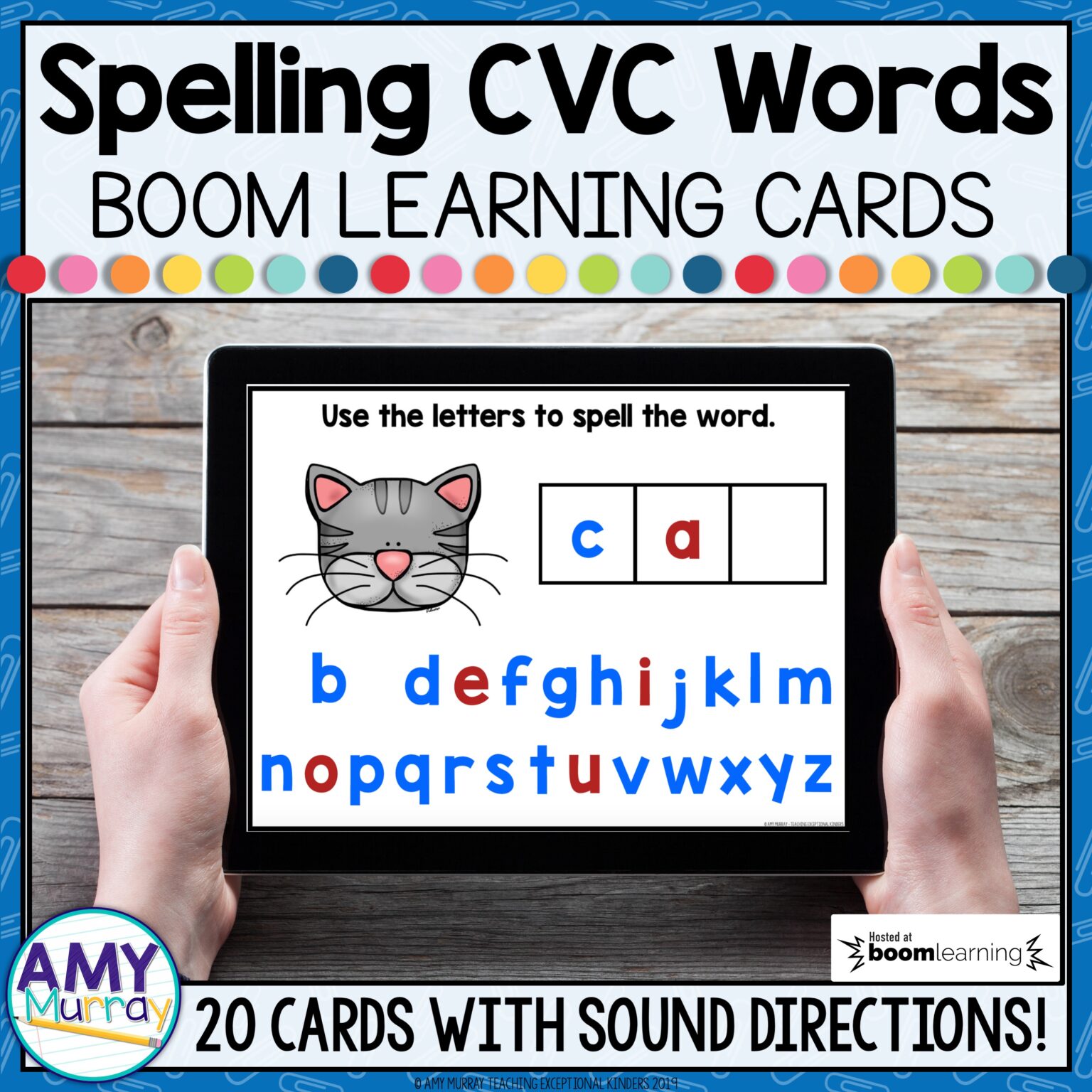 CVC Word Flashcards - Teaching Exceptional Kinders