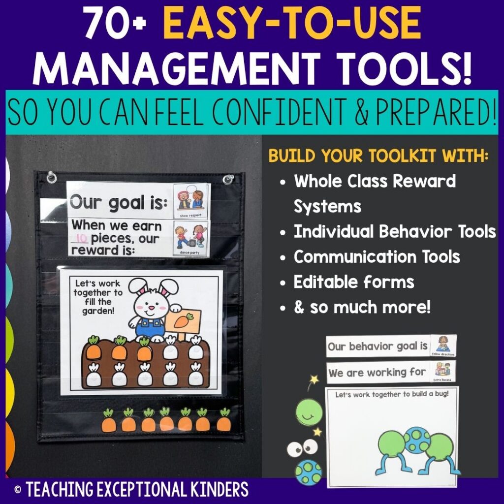 Kindergarten Classroom Management Tools Mega Bundle - Teaching ...