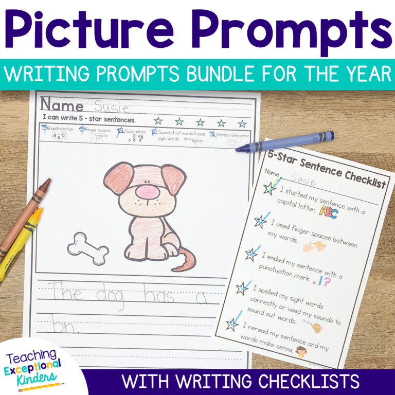 3 Ways to Use Picture Writing Prompts for Kindergarten - Teaching ...