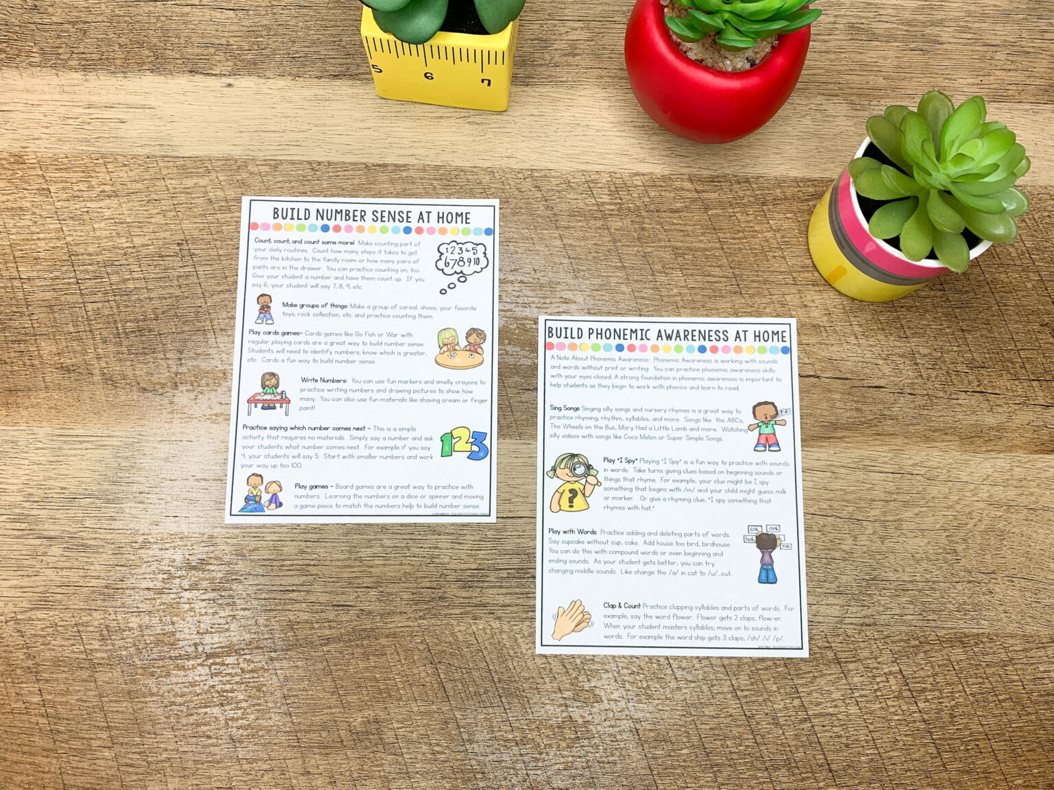 How Kindergarten Parent Handouts Can Encourage Skills Practice ...