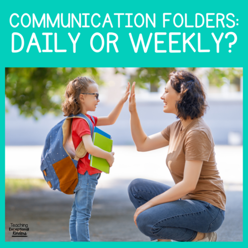 The Best Kindergarten Communication Folders: Daily or Weekly ...