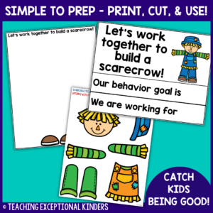 Fall Whole Class Reward System Behavior Incentive Chart Bundle ...