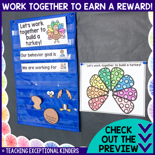 Fall Whole Class Reward System Behavior Incentive Chart Bundle ...