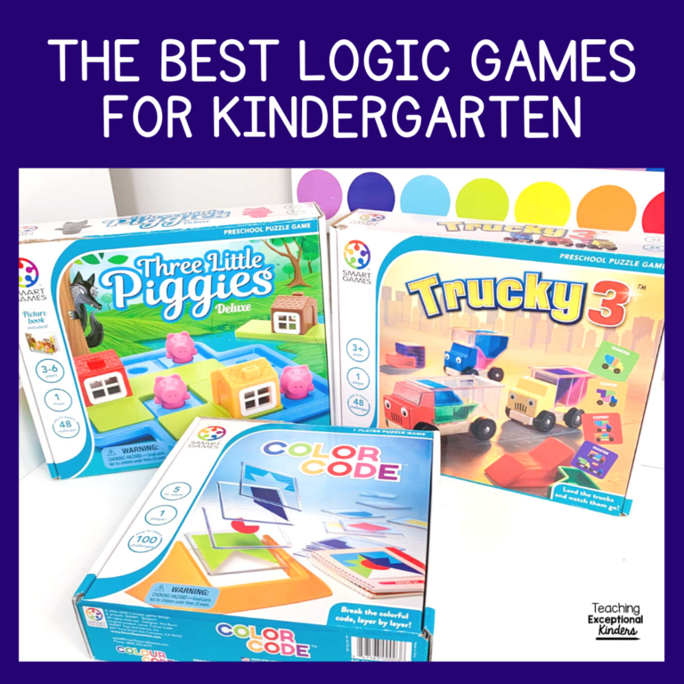 The Best Logic Games for Kindergarten - Teaching Exceptional Kinders