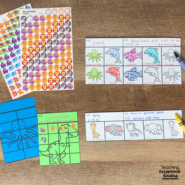 Low-Prep Individual Behavior Charts That Work! - Teaching Exceptional ...
