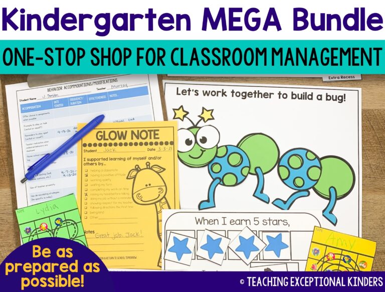 Kindergarten Teacher Tool Kit - Teaching Exceptional Kinders
