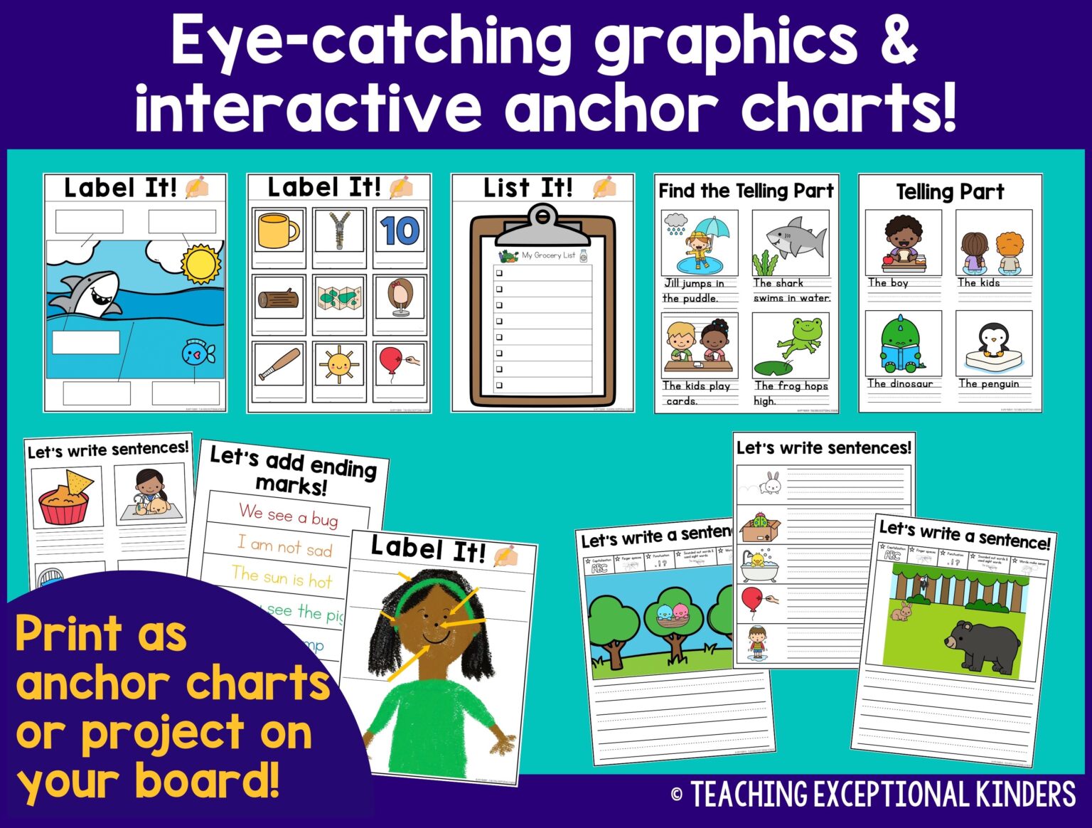 Beginning Writers Bundle - Teaching Exceptional Kinders