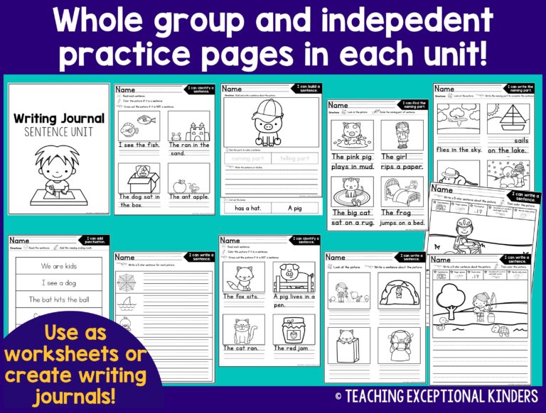 Beginning Writers Bundle - Teaching Exceptional Kinders