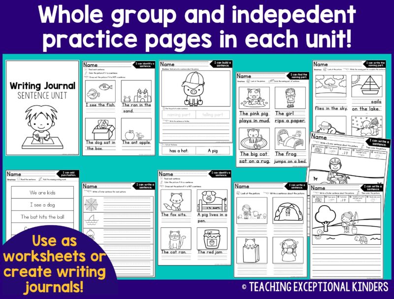 Beginning Writers Bundle - Teaching Exceptional Kinders