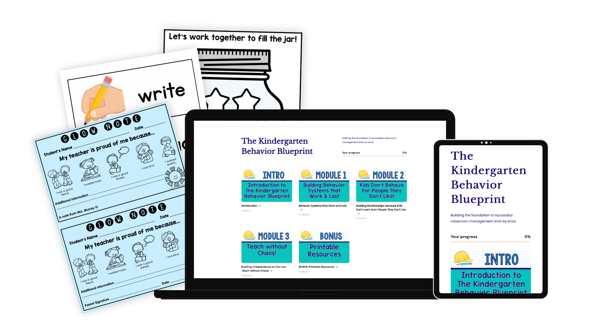 Kindergarten Behavior Blueprint - Teaching Exceptional Kinders