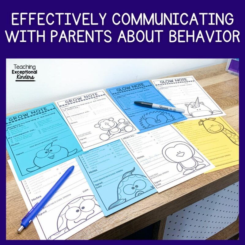 Effectively Communicating with Parents About Behavior - Teaching ...