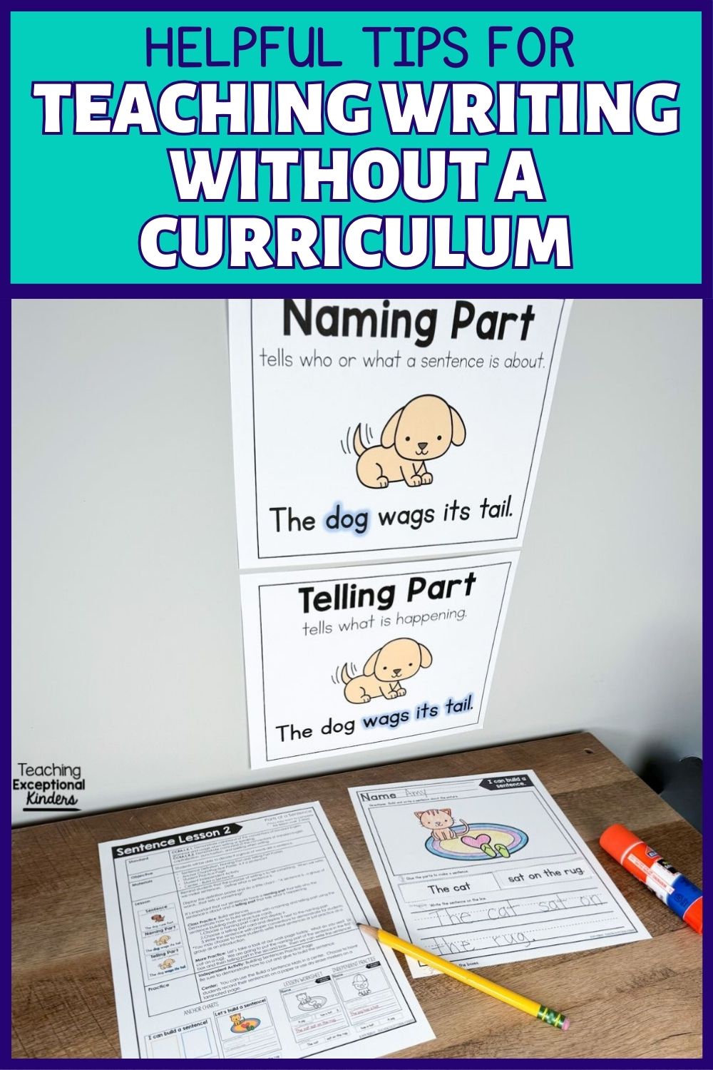 Tips for Teaching Writing Without a Curriculum - Teaching Exceptional ...