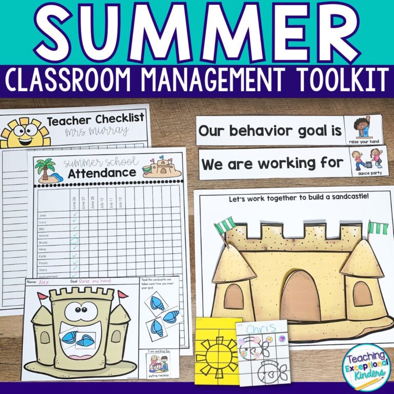 Summer Classroom Management Toolkit - Teaching Exceptional Kinders
