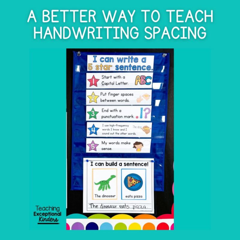 A Better Way to Teach Handwriting Spacing (Without Spaghetti and ...