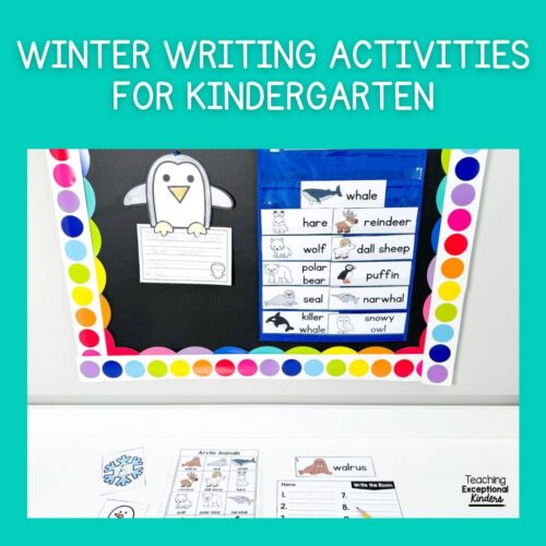 Winter Writing Activities for Kindergarten - Teaching Exceptional Kinders