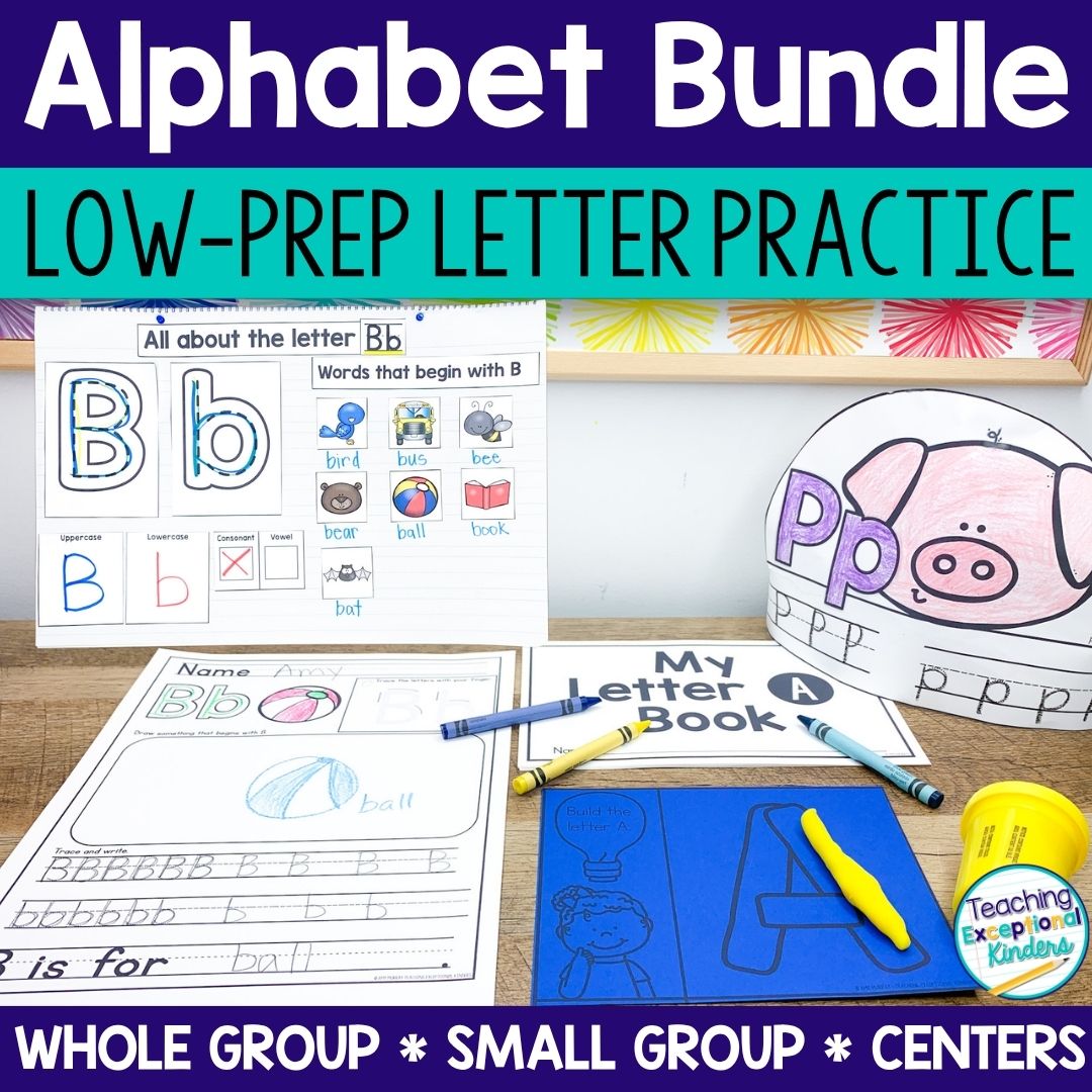 Kindergarten ELA Bundle - Teaching Exceptional Kinders